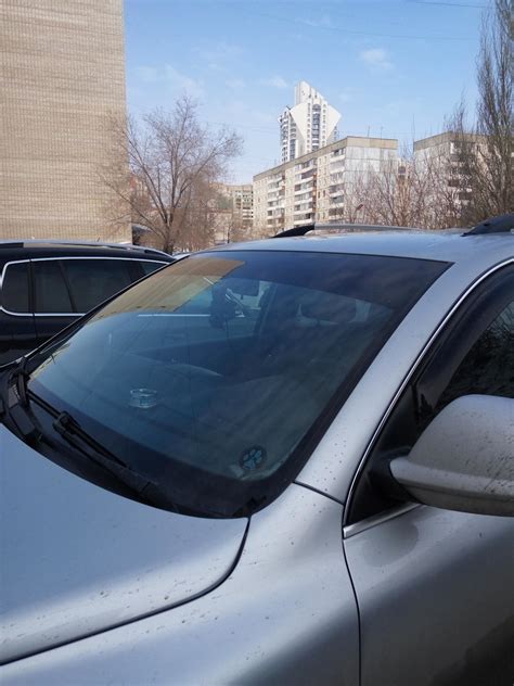 Тонировка лобового стекла. — Volkswagen Touareg (1G), 3,6 л, 2007 года ...