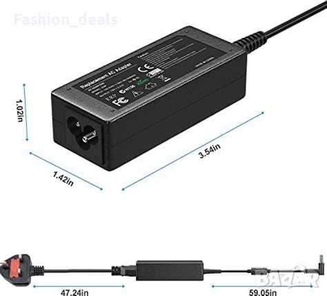 Ново 45W зарядно устройство лаптоп Hp захранващ адаптер преносим ...
