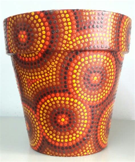Dot Art Painting Pebble Painting Pottery Painting Pebble Art Stone