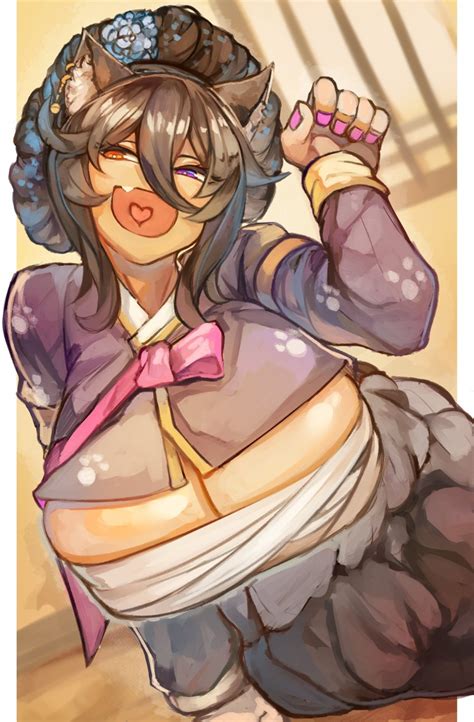 Rule 34 1girls Big Breasts Breasts Cat Ears Female Heterochromia Huge