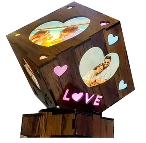 Customized Cubical Rotate Lamp At ₹ 999 Piece हाथ का बना लैंप In