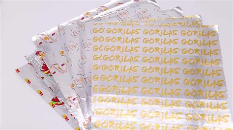 Hot Fast Food Insulated Hamburger Wrapper Wrapping Paper Burger Greaseproof Aluminium Coated