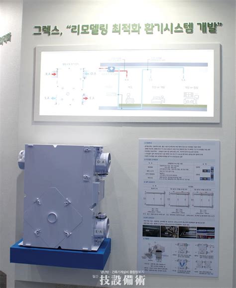 2022 대한민국 기계설비전시회 그렉스 현관부터 욕실까지 공기청정 관련 환기제품 소개 뉴스 월간 설비기술