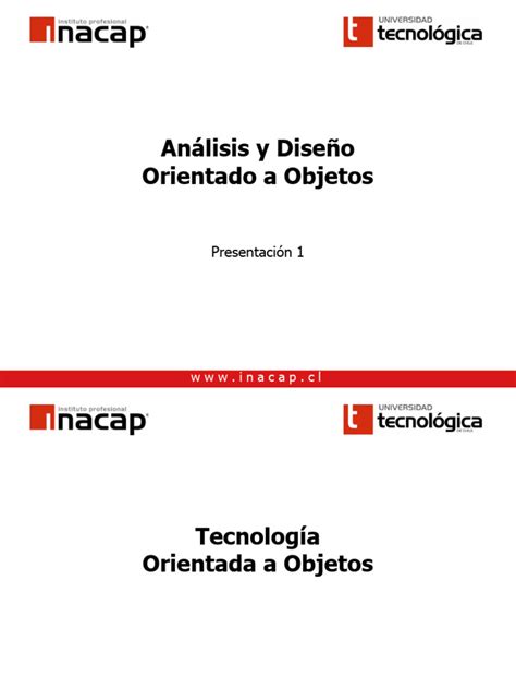 Análisis Y Diseño Orientado Al Objeto Pdf Objeto Informática Herencia Programación