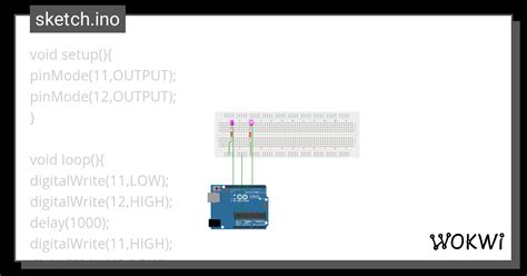Blink II Wokwi ESP32 STM32 Arduino Simulator