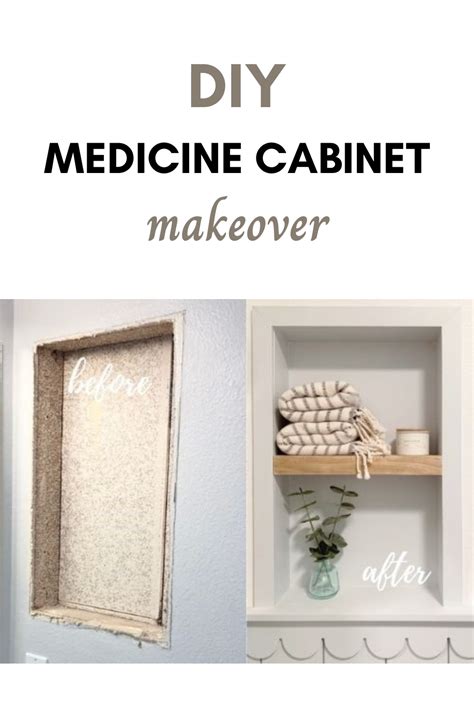 Medicine Cabinet Bathroom Medicine Cabinet Makeover Old Medicine