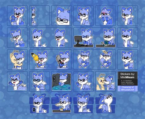 Sticker Pack Krystal By Mikimleam