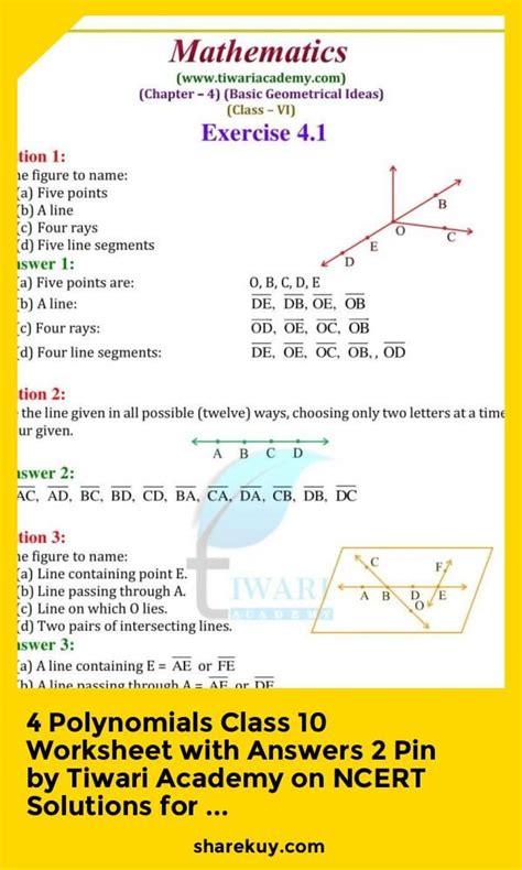 Factoring Polynomials Grade 10 Worksheet