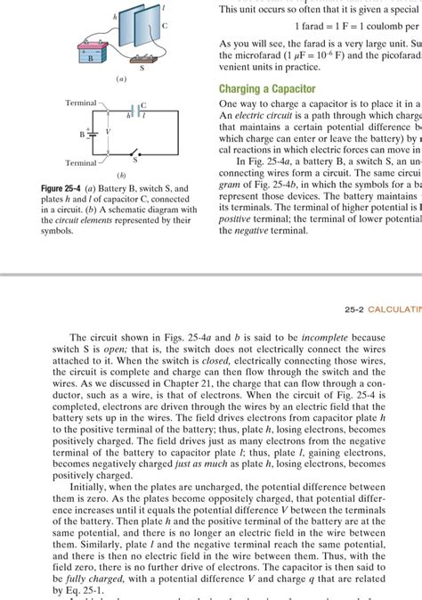 Electrostatics Increase Of Potential When Charging A Capacitor