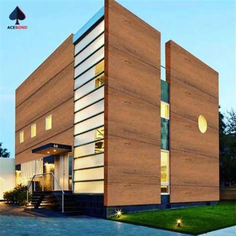 Aluminum Aluminium Acp Elevation Cladding In Mp Thickness Mm At Rs Sq Ft In Bhopal