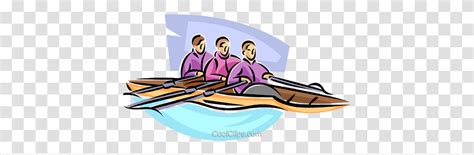 Rowing Team Royalty Free Vector Clip Art Illustration Drawing Gun