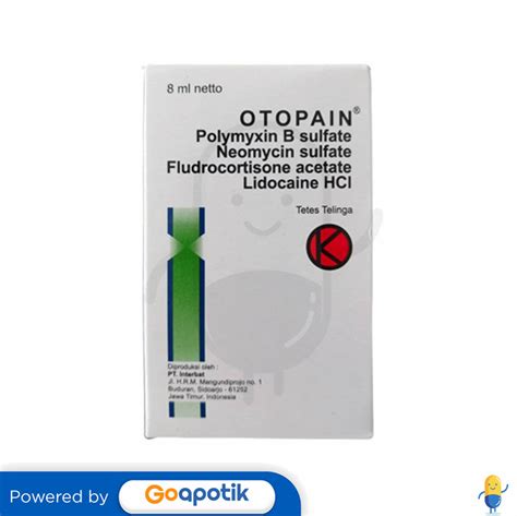 OTOPAIN 8 ML TETES TELINGA Kegunaan Efek Samping Dosis Dan Aturan Pakai