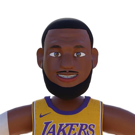 Created This Lebron 3d Model For An Animation Im Working On Quay3d R Lakers