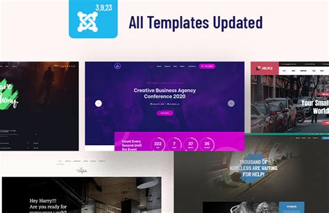 Weekend Updates 67 More Joomla Templates Updated For Joomla 3923