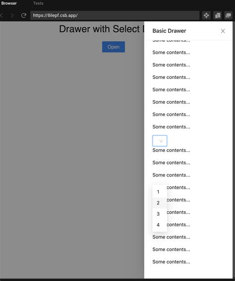 Select 组件的下拉框在 Drawer 组件中scroll事件穿透 Issue ant design ant design GitHub