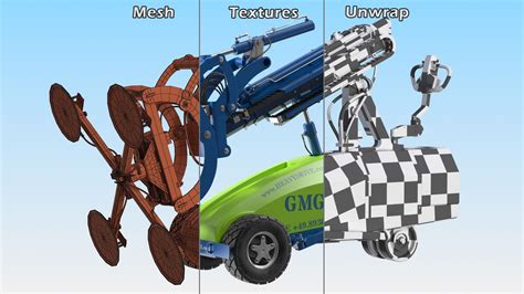 Gmg 1000 Glass Assembly Device 3d Model 89 3ds Blend C4d Fbx