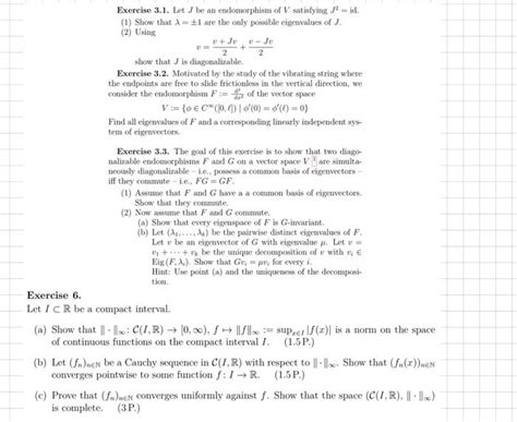 Solved Exercise 31 Let J Be An Endomorphism Of V