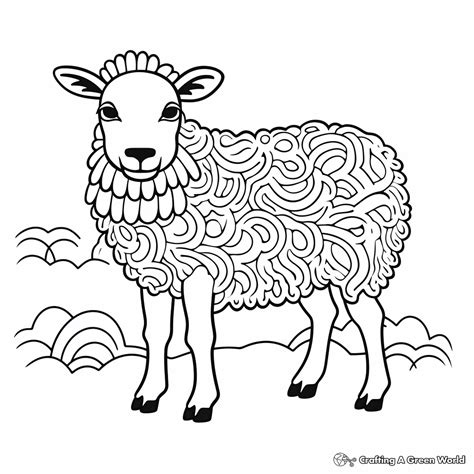 Free Sheep Coloring Pages Unleash Your Creativity With Adorable Sheep