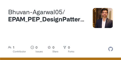 Github Bhuvan Agarwal Epam Pep Designpatterns