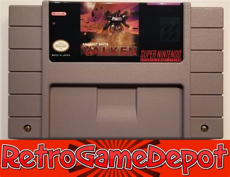 Assault Suits Valken Super Nintendo Snes Fast Shipping Etsy Uk