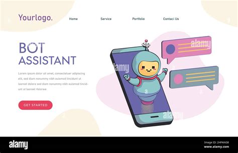 Chatbot Concept Ai Robot Assistant Online Customer Support Chatting With Chatbot App Modern