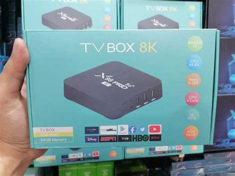 X 98 Pro Android TV Box 4GB RAM 64GB ROM Android 13 With Android