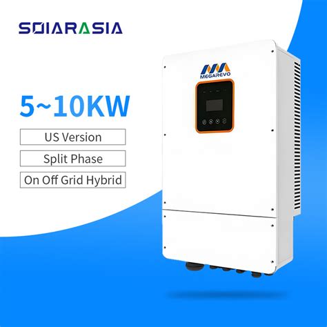 Megarevo Off Grid Solar System Inverter 8000w 48v 230v Solar Hybrid