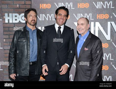 Actor Ray Romano Left Actor Bobby Cannavale And Executive Producer
