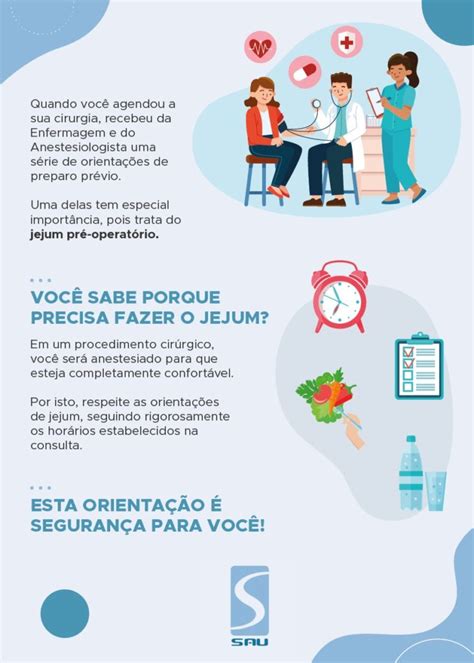 Você sabe porque precisa fazer o jejum SAU Serviço dos