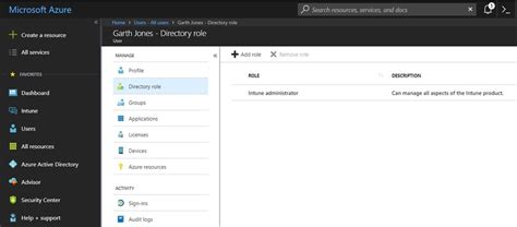 Adding The Intune Service Administrator Directory Role Recast Software
