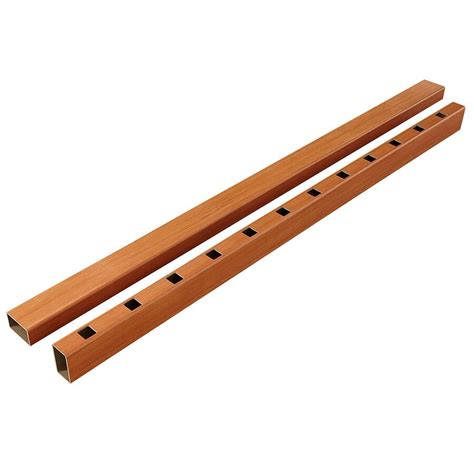 Fiberon Homeselect 2 Pack Cedar Composite Deck Handrails Common 6 Ft