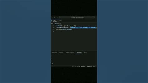 List Comprehension In Python Pythontutorial Python Codenewbies Youtube