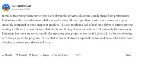 Solved Why Movie Clips Dont Play On Preview Adobe Product Community 12076840