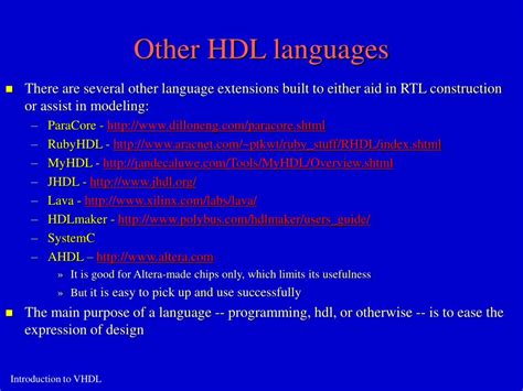 Ppt Vhdl Powerpoint Presentation Free Download Id951325