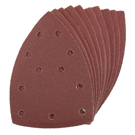 Pack Of P Grit Hook And Loop Delta Sanding Sheets