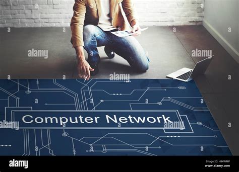 Computer Network Connection Server Ethernet Concept Stock Photo Alamy