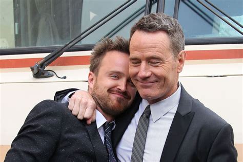 Bryan Cranston And Aaron Paul Dressed As Each Other