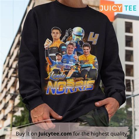 Lando Norris Racer T Shirt Sweatshirt Gift For Fan F1 Motor Sport