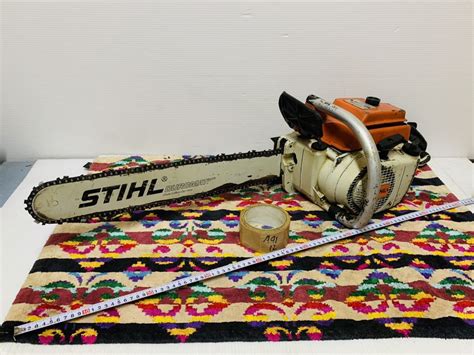 Yahooオークション Stihl スチール エンジンチェーンソー 041av ド