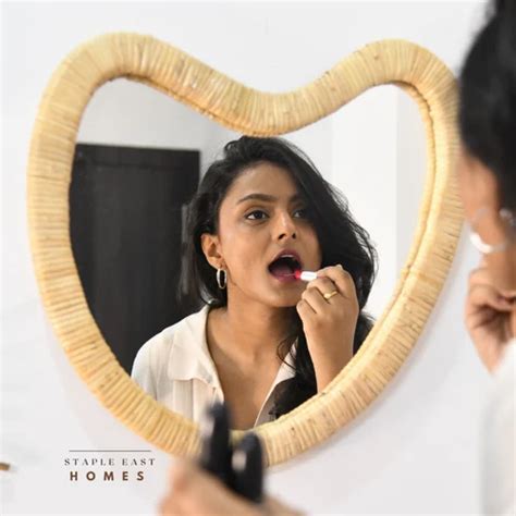 Amoeba Rattan Mirror At Rs 5800 00 Nautical Mirror डेकोरेटिव मिरर