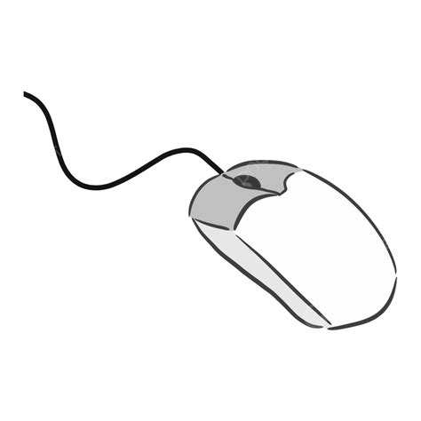 Dibujo De Ratón De Computadora Vector Gratis Del Vector De Ratón De