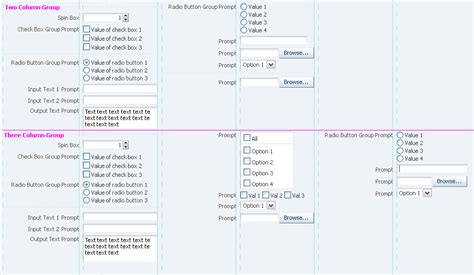 Fusionfx Guidelines Form Layout