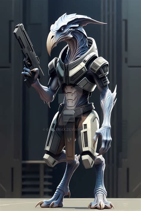 Turian Art From Mass Effect By Galleriax On Deviantart