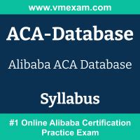 Alibaba Aca Database Certification Exam Syllabus And Study Guide Vmexam