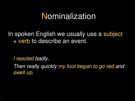 Nominalization