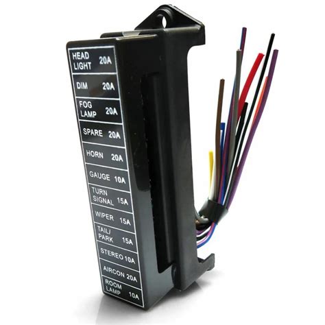 12 Way Dc 12v Volt Fuse Box Block Holder Atc Ato 2 Input 12 Ouput Wire