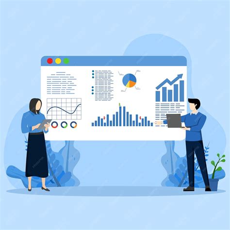 Premium Vector Data Analysis Concept Business Marketing Strategy
