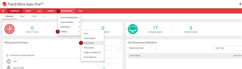 setting up trend micro apex one™ as a service remote connection to