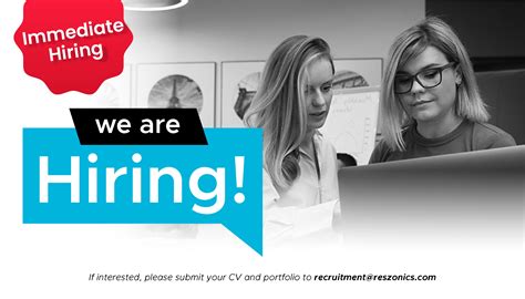 We Are Hiring Sales Manager And Account Executive Reszonics