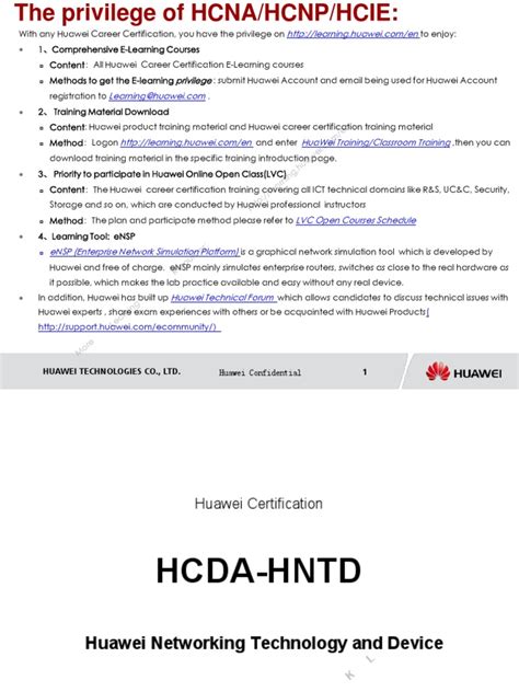 Hcnahcda Huawei Certified Network Associate Trainingpdf Pdf Pdf Transmission Medium